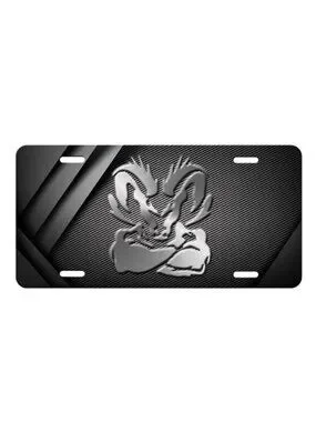 Accents | Ram Inspired Art On Black Simulated Carbon Fiber Aluminum ...